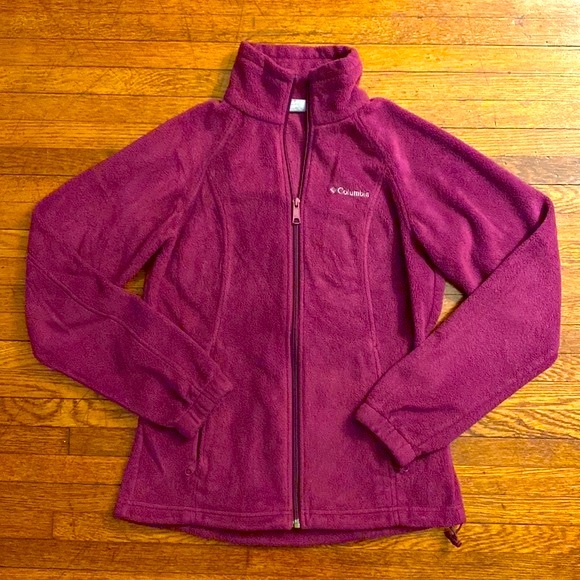 Columbia | Jackets & Coats | Columbia Magenta Fleece Jacket | Poshmark